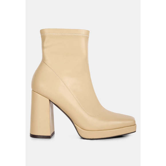 London Rag | Shoes | Tintin Square Toe Ankle Heeled Boots | Poshmark